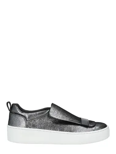 SERGIO ROSSI Leather Sneakers - Grey