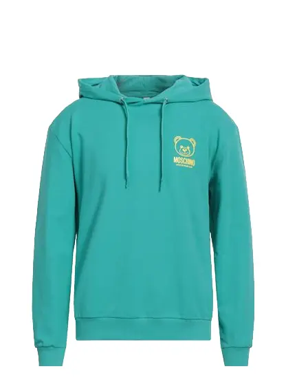 Moschino Cotton-elastane Fleece Sweatshirt With Logo - Green