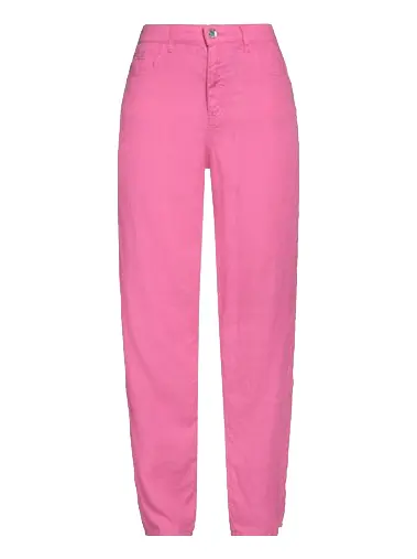 Emporio Armani Linen Tapered Pants - Pink