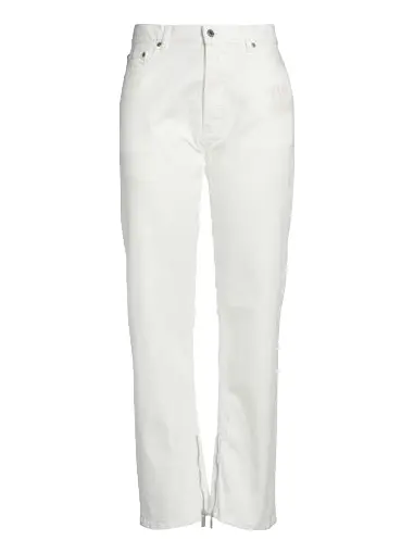 OFF-WHITE™ Straight-leg Jeans With Zips - White