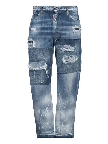 Dsquared2 Distressed Tapered Jeans - Blue