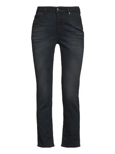 DIESEL Jeans In Cotton, Polyester, Elastane, And Cow Leather - Blue