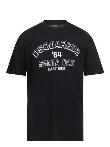 Dsquared2 T-shirt Military Size Cotton - Black