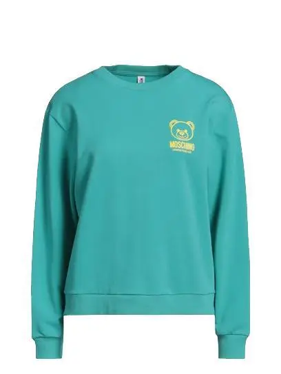 Moschino Sweatshirt In Cotton And Elastane - Blue