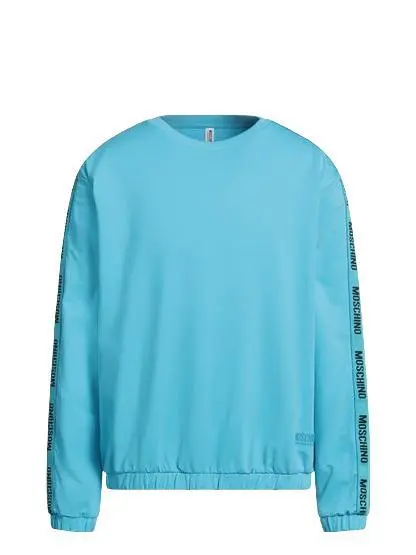 Moschino Sweatshirt In Cotton And Elastane - Turquoise