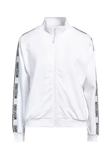 Moschino Sweatshirt In Cotton And Elastane - White