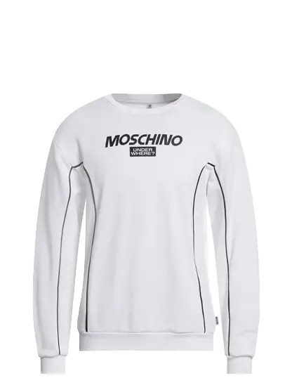 Moschino Sweatshirt In French Terry - White