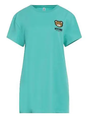Moschino T-shirt In Cotton And Elastane - Green