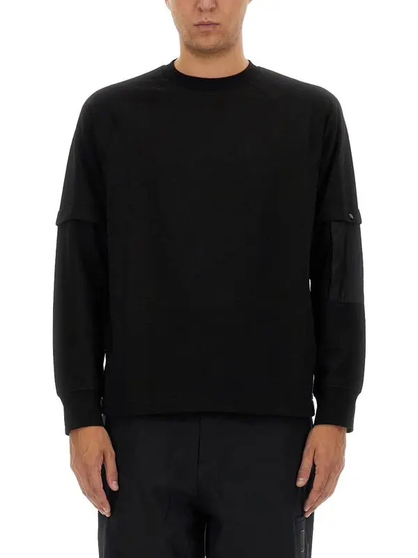 C.P. COMPANY Sweatshirt With Pocket - Black