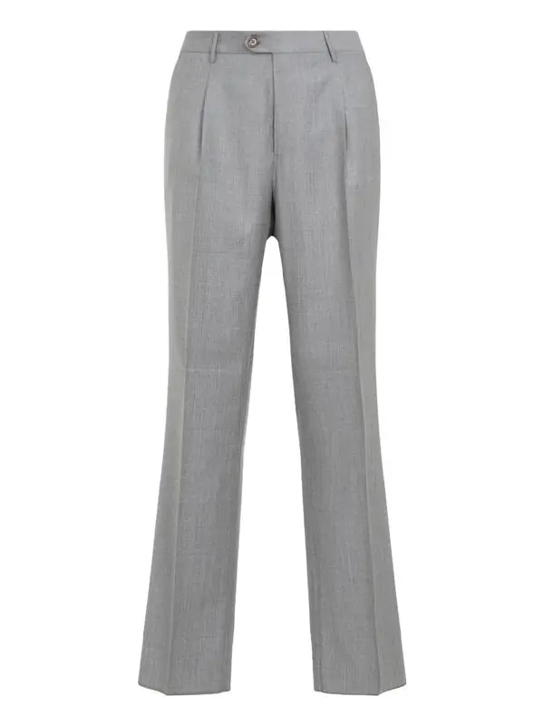Etro Single Pleat Wool Pants - Grey