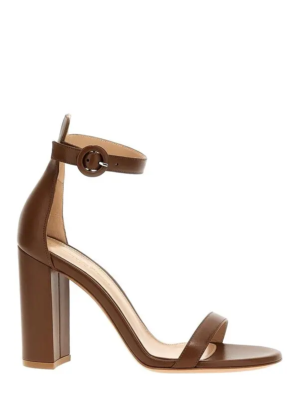 GIANVITO ROSSI Gaeta Sandals - Brown