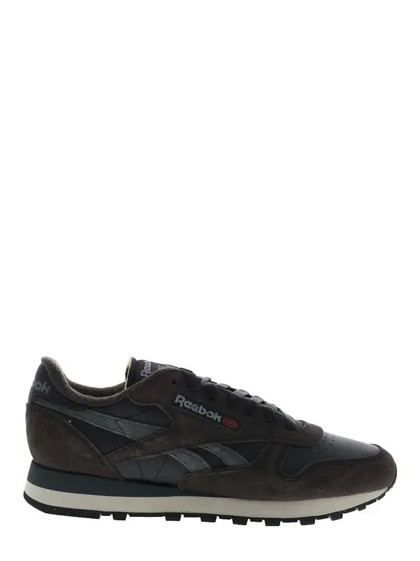 REEBOK Classic Leather Sneakers - Black/dark Matter/grey