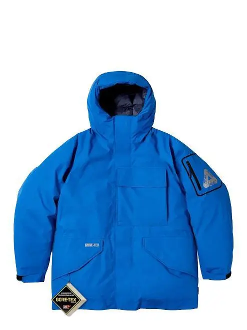 PALACE Gore-tex Cargo Down Parka - Blue