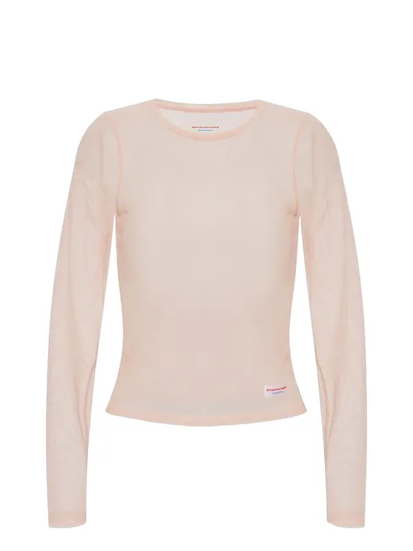 Alexander Wang Semi-sheer Top - Pink