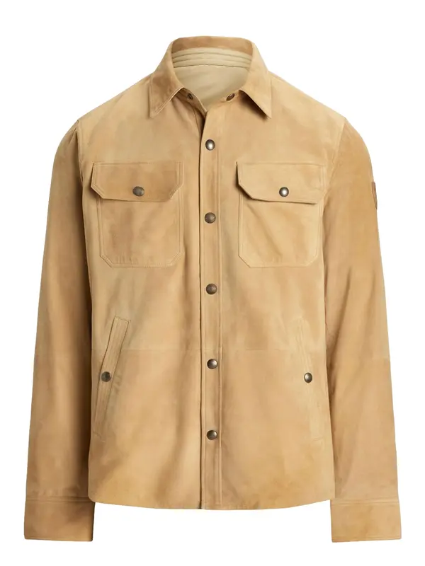 Polo Ralph Lauren Reversible Suede Shirt Jacket - Neutrals