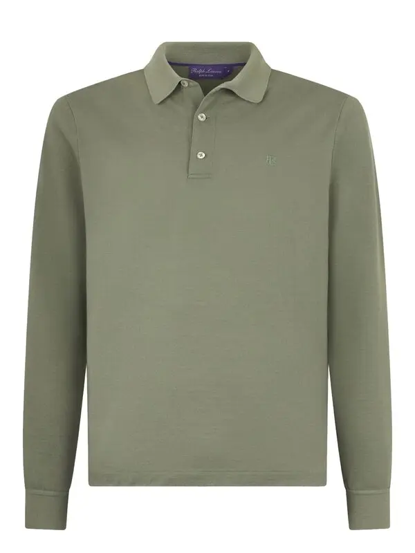 Ralph Lauren Purple Label Logo-embroidered Polo Shirt - Green
