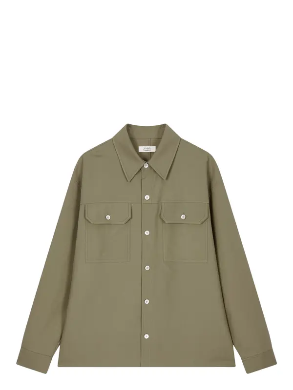 STUDIO TOMBOY Two-pocket Shirt - Green