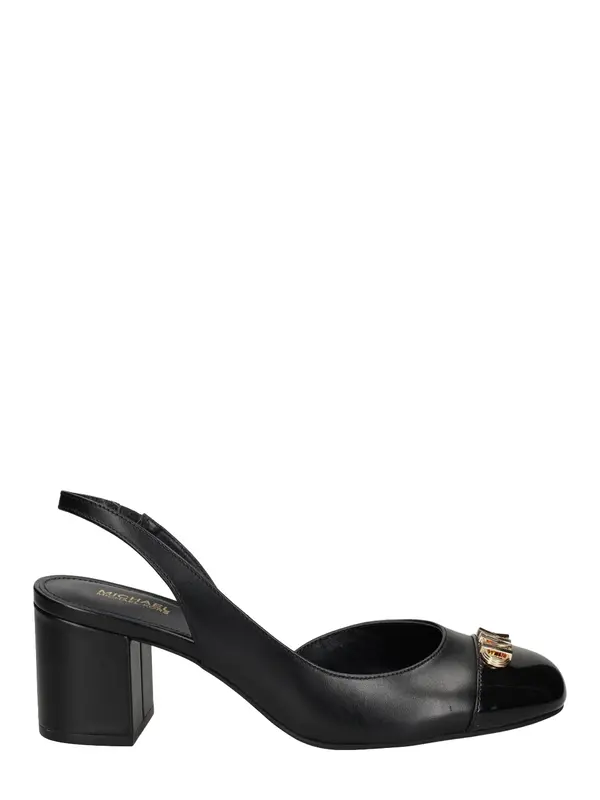 Michael Kors 70mm Leather Pumps - Black