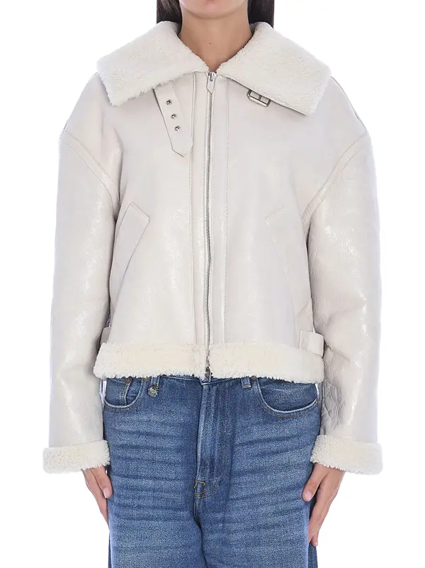 SALVATORE SANTORO Zip-up Jacket - Neutrals