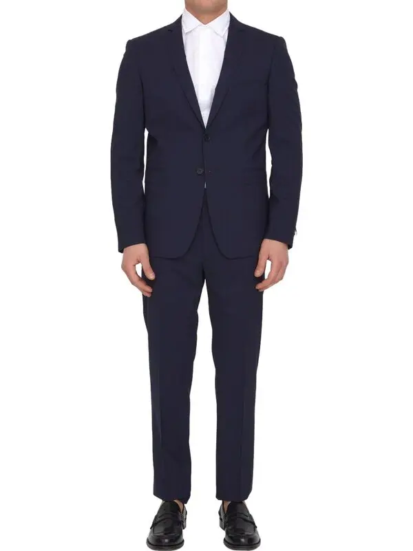 TONELLO Virgin Wool-blend Suit - Blue