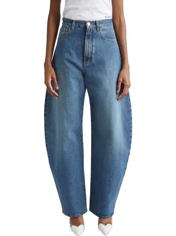 Alaïa Round Pants - Bleu Vintage