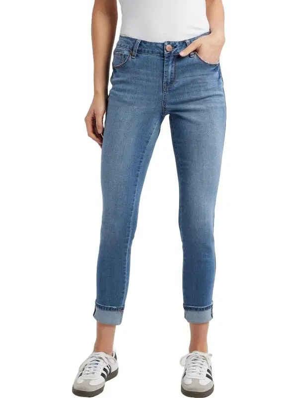 1822 Denim Cuffed Ankle Skinny Jeans - Isabelle