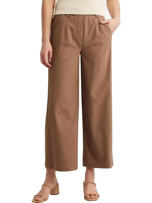 Wit & Wisdom Glider Skyrise Wide Leg Pants - Toasted Coconut