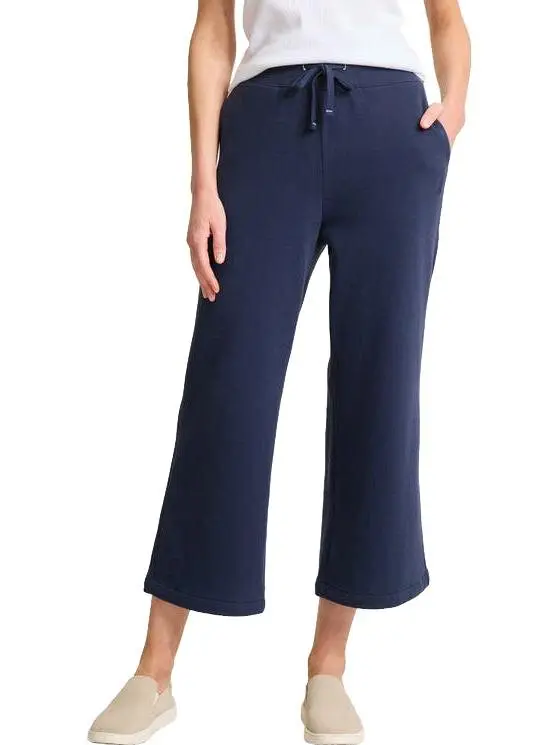 Tommy Bahama Marina Del Mar Fleece Crop Sweatpants - Coastline