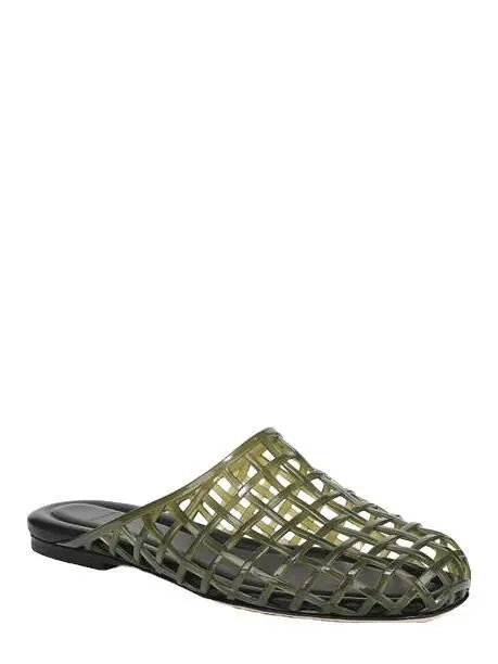 Vince Barcelona Jelly Cage Mule - Chive