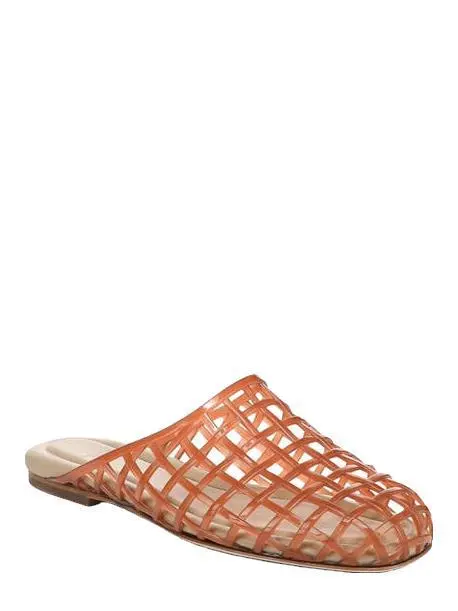Vince Barcelona Jelly Cage Mule - Dk Amber