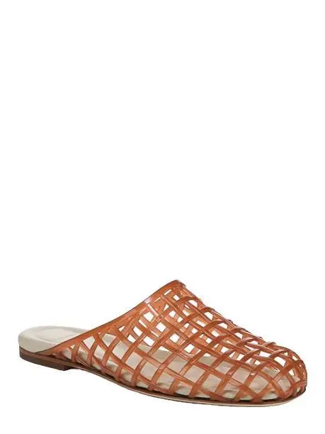 Vince Barcelona Jelly Cage Mule - Dk Amber