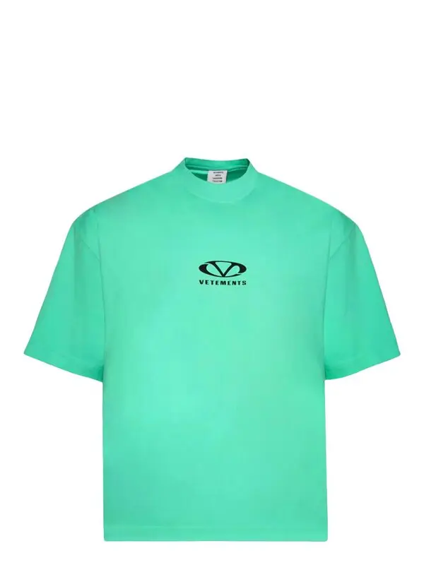 Vetements Logo-print T-shirt - Green