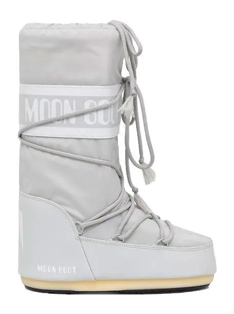 Moon Boot Icon Nylon Boots - Glacier Grey