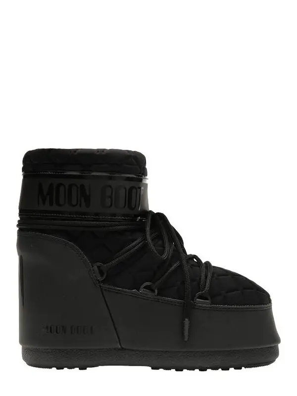 Moon Boot Icon Quilt Low Boot - Sigma Black