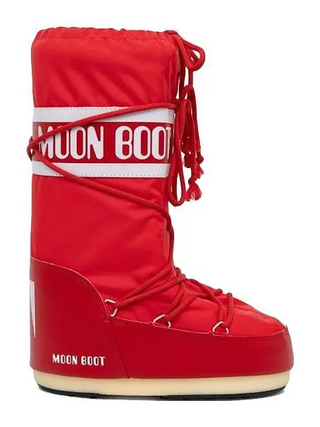 Moon Boot Icon Nylon Boots - Red