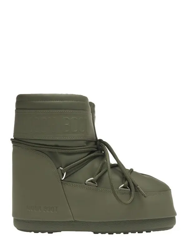 Moon Boot Icon Rubber Low Boots - Khaki
