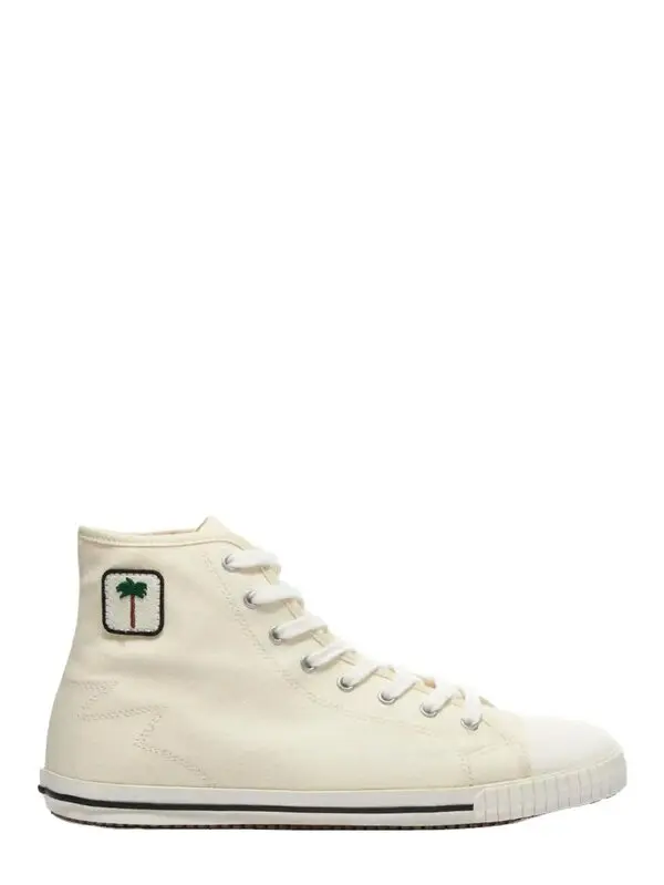 Palm Angels Vulcanized High-top Sneakers - White