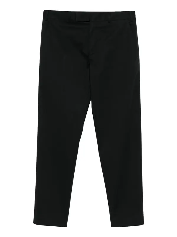 PT TORINO Gabardine Trousers - Black