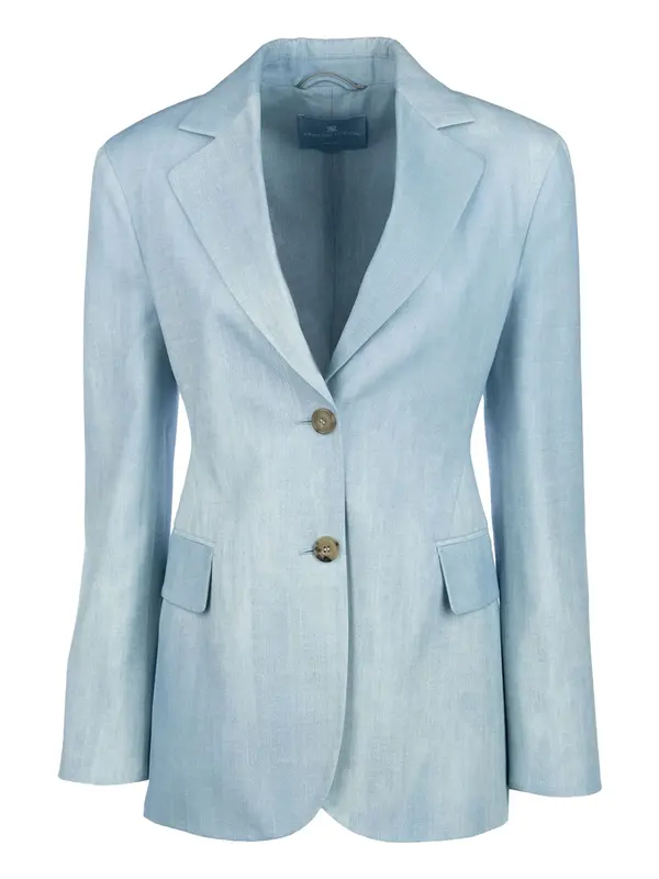 Ermanno Scervino Single-breasted Blazer - Blue