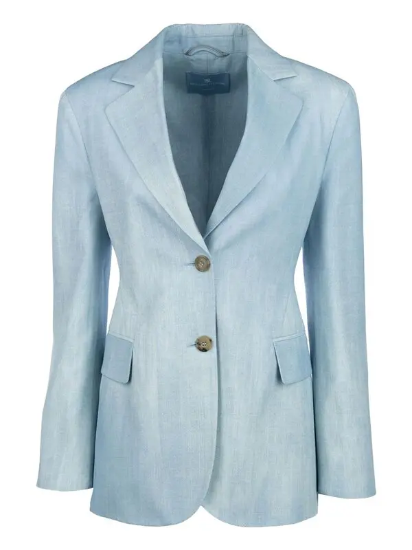Ermanno Scervino Single-breasted Blazer - Blue