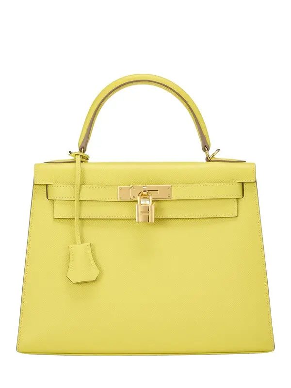Hermès Kelly Sellier 28 - Yellow
