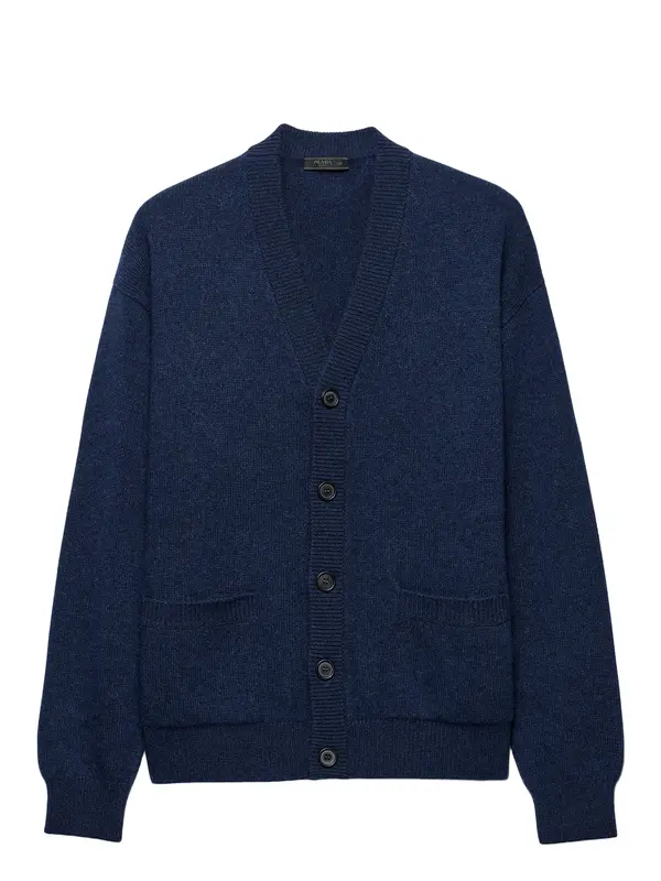 Prada Re-cashmere Cardigan - Indigo Blue
