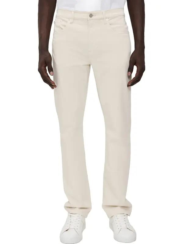 FRAME Modern Straight Twill Jeans - Natural