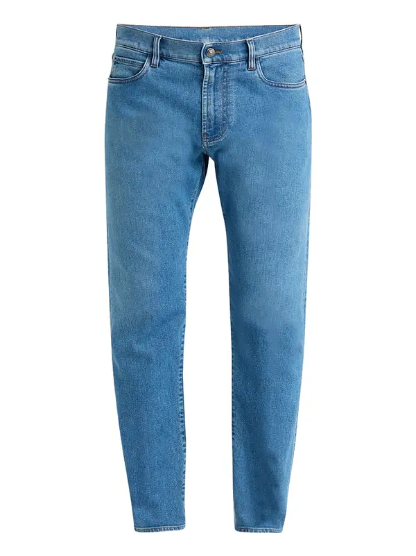 Loro Piana Quarona Kurashiki Slim Denim Trousers - Light Creek