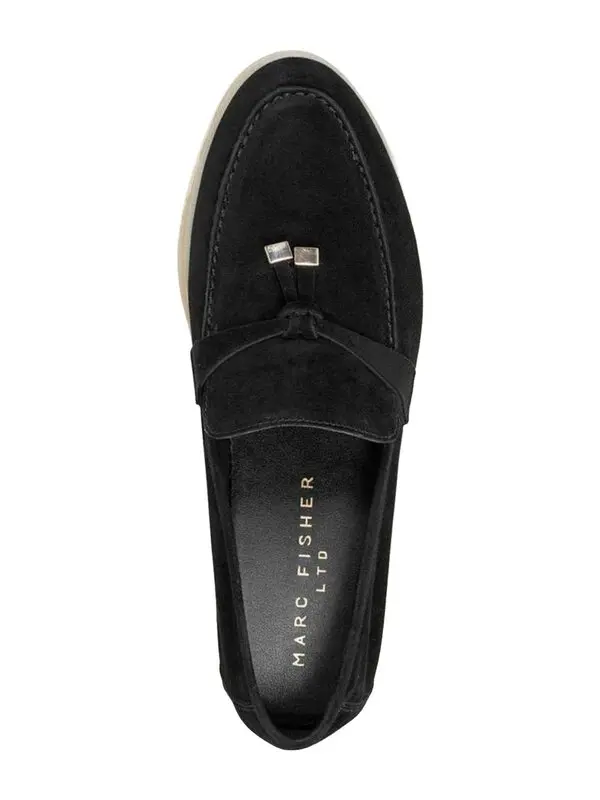 Marc Fisher Yanelli Suede Slip-on Loafers - Cancelleddark Brown