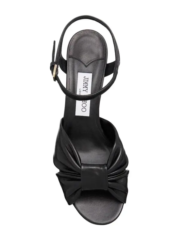 JIMMY CHOO Heloise Platform Sandals - Black