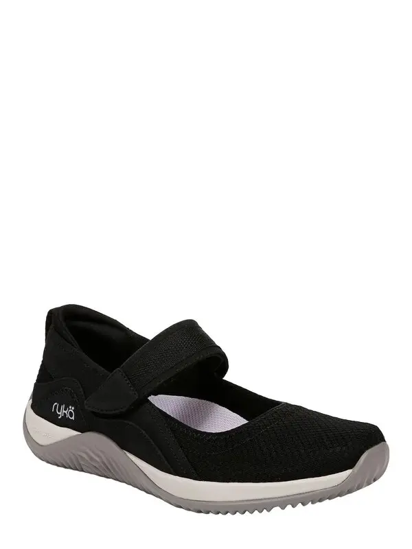 RYKA Echo Knit Mary Jane Sneaker - Black