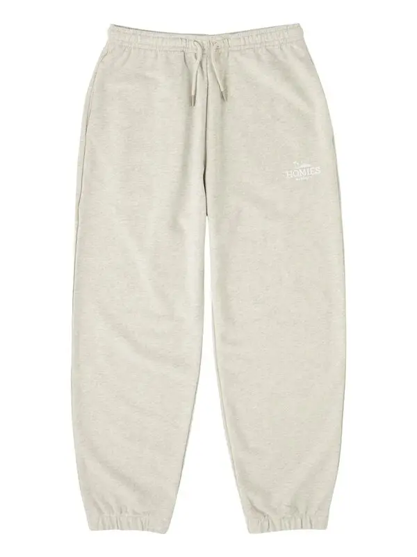 HOMIES MARBELLA Classic Logo Cotton Sweatpants - Grey