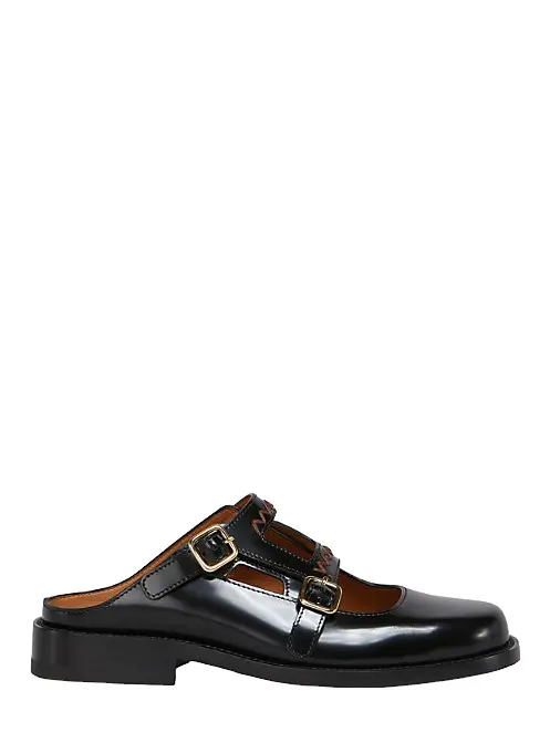 Marni Bambi 3.0 Double-buckle Leather Loafers - 00n99