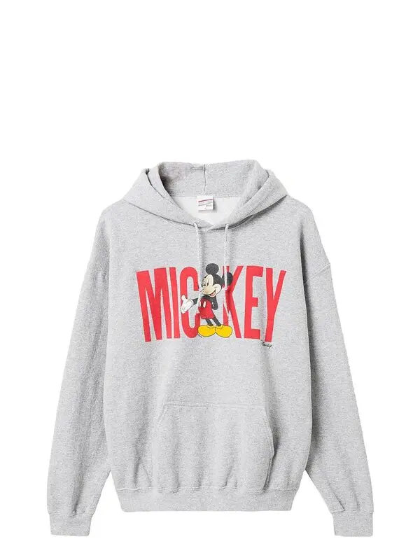 Junk Food Clothing Mickey Flea Market Hoodie - Heather Grey